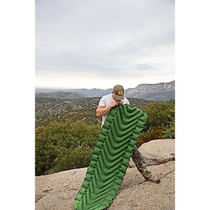 Klymit Static V Inflatable Sleeping Pad for Camping, Lightweight Hiking and Backpacking Air Bed