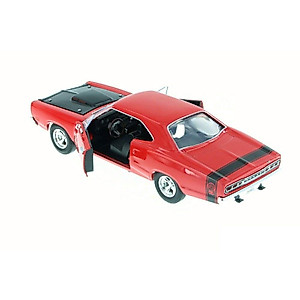 Motormax 1969 Dodge Coronet Super Bee Red 1/24 Diecast Model Car