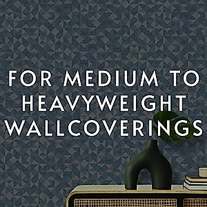 ROMAN Products Heavy Duty Wallpaper Adhesive, Commercial Grade for Heavy Wall Hangings, Clear, PRO-838 (32 Ounce - 70 sq. ft.), 11314