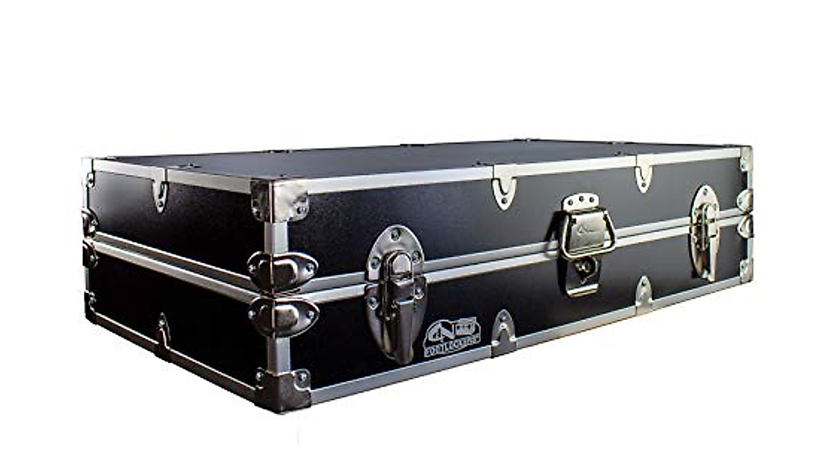 C&N Footlockers Slim Under Bed Trunk - Secure & Stylish