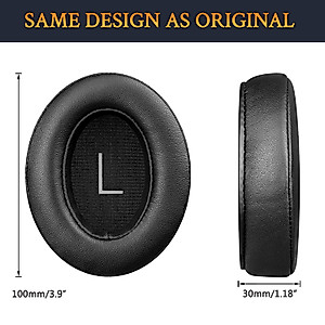 SOULWIT Lambskin Earpads Replacement for Sennheiser Momentum 3 Wireless Noise Cancelling Over/Around-Ear Headphones, Ear Pads Cushions with Soft Noise Isolation Memory Foam