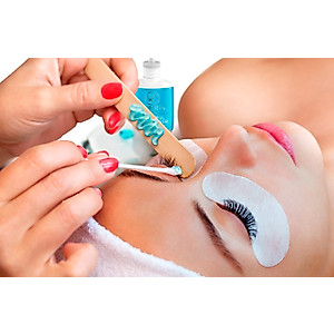 Fast GEL REMOVER for Eyelash Extension Glue LONRIS 15 ml No-Burn / 1-2 minutes - Lash Adhesive Dissolution time/Thick consistency/Blue Color Lash Supplies/no Odor Eyelash Supply