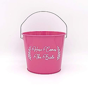 Personalized Flower Girl Pail ~ Flower Girl Basket