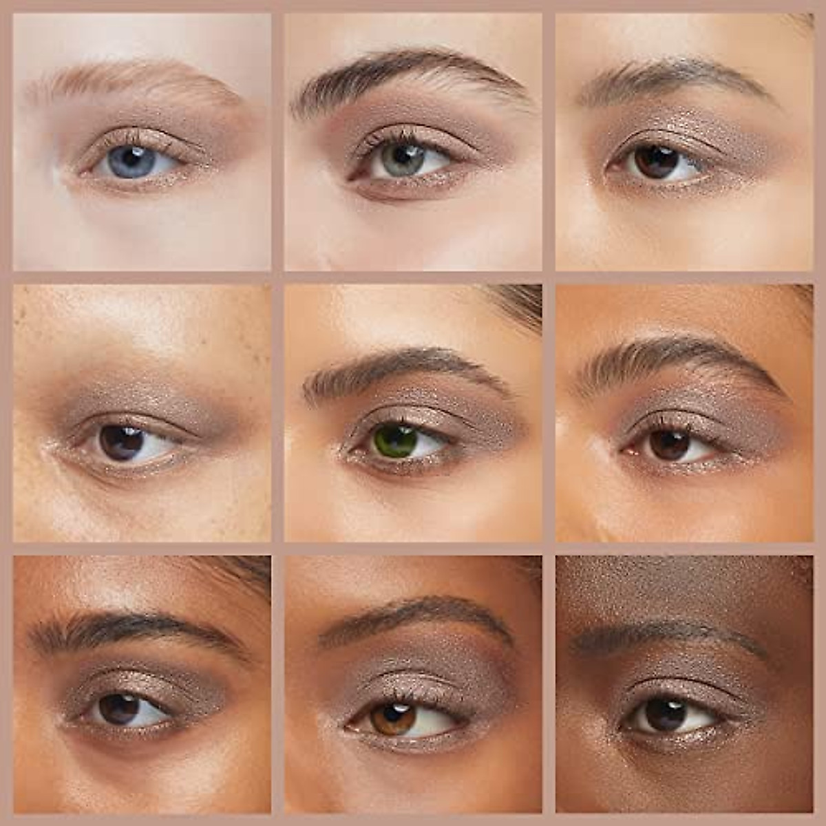 Rimmel London Magnif'Eyes Mono Eyeshadow, Ultra-Blendable, Waterproof, Crease-Proof, 002, Millionaire, 0.12oz