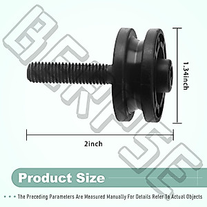 BERPSE 305784005 089041054704 Tile Saw Roller Assembly, for 7" Tile Saw, Compatible with Ryobi DT180EVO Saw, Fits Model R4030, R4031, R4030S, R4031S, R40311