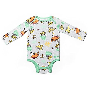 Disney Lion King Infant Baby Boys 5 Pack Bodysuits 3-6 Months