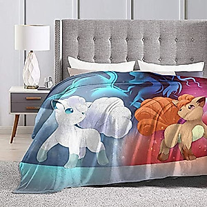 Interesting Flannel Fleece Blanket for Beding Cozy Plush Throw Blanket Lightweight Decorative Blanket Air Conditioner Blanket Towel for Couch Sofa Chair Office Travelling Camping Gift 50"X40"