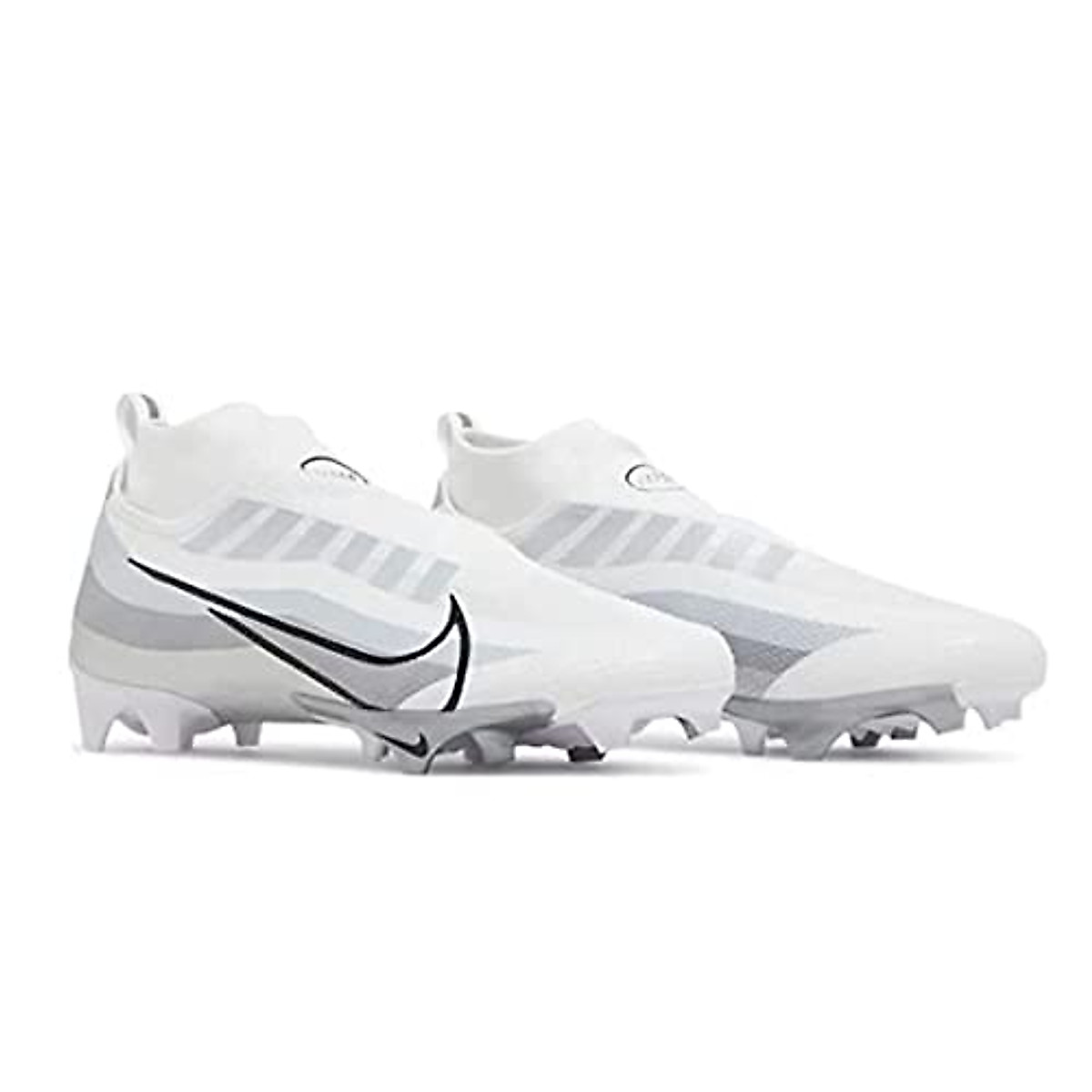 Nike Mens Vapor Edge Pro 360 Football Cleat, White/Black-Metallic Silver Sz11.5, 11.5