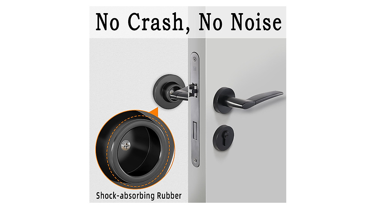 Effective Door Stops for Wall Protection - 3PCS