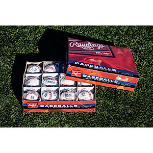 Rawlings | BABE RUTH LEAGUE Baseballs | Tournament Grade | RBRO | Youth/14U | 12 Count
