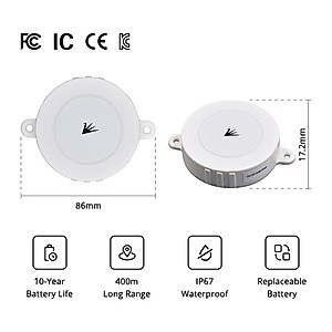 Feasycom Dialog DA14531 chip 10 Years Battery Life Waterproof BLE 5.1 Could be Fixed Beacon Eddystone iBeacon Tag Support Android & iOS Devices