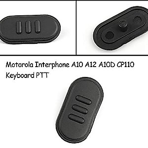 KOOBOOK 5Pcs Talk PTT Launch Key Switch Button for Motorola A10 A12 A10D CP110 Two Way Radio