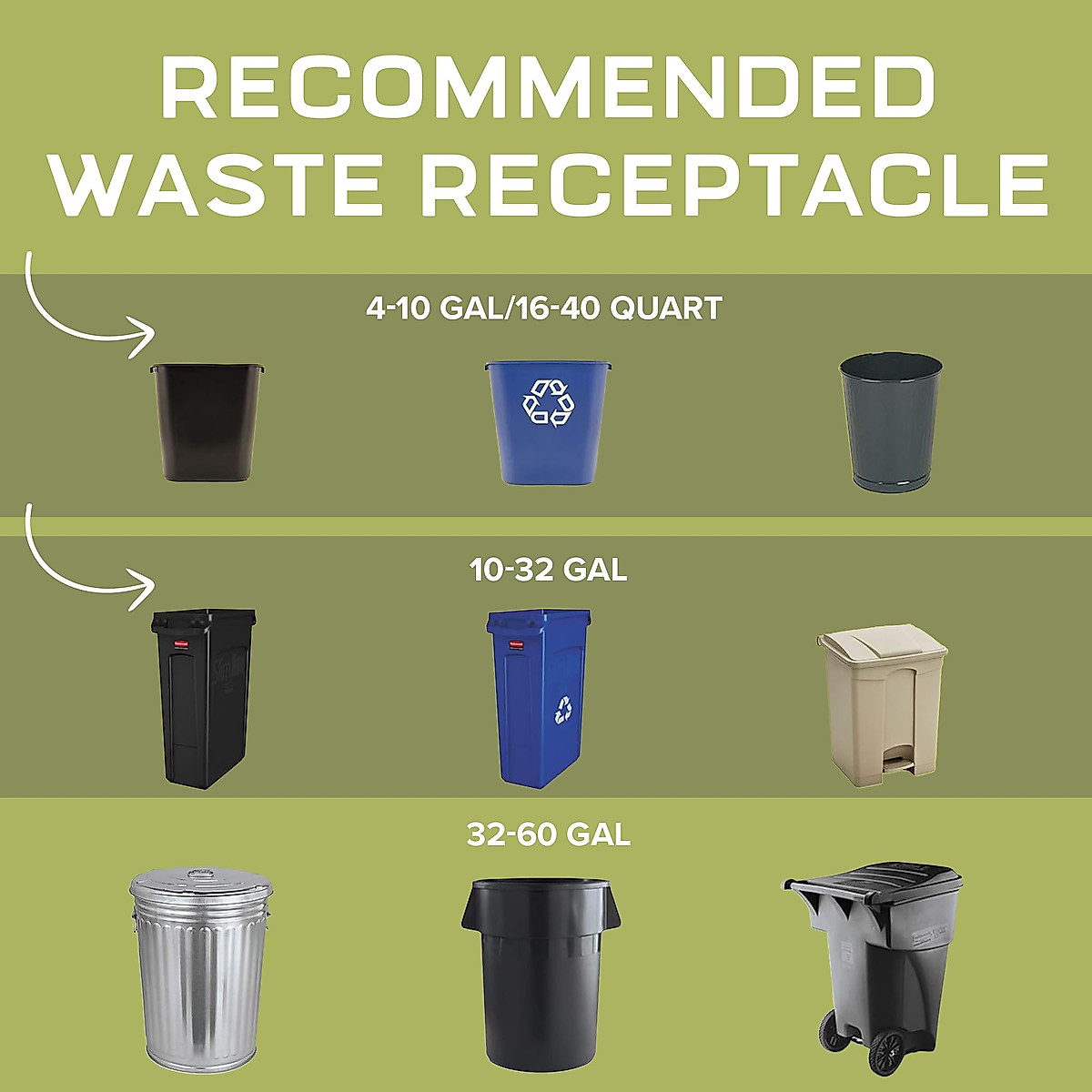 ALL SUPPLIES SHOP Small, Medium 24” X 31” Clear Trash Can Liner, 12-16 Gal Garbage Bags, 39 Micron 1.5 Mil Thick for Homes/Offices/Bathrooms/Hospitals/Hotels/Gyms, Indoor/Outdoor Use 500 Per, Roll