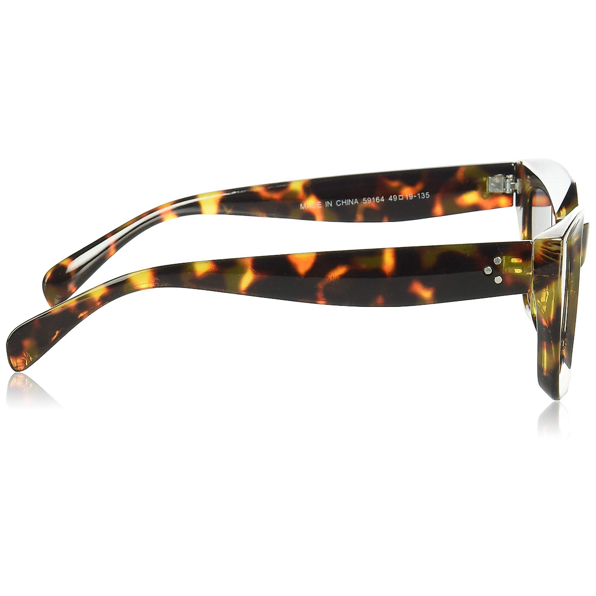 A.J. Morgan womens Potent Sunglasses, Tortoise, 48 mm US