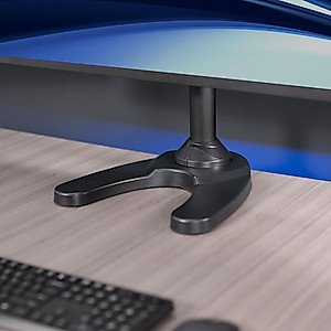 VIVO Steel Quad 13 to 32 inch LED LCD Computer Monitor Heavy Duty Freestanding Mount, 3 Plus 1 Fully Adjustable Stand, Holds 4 Screens, STAND-V104F