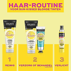 John Frieda Sheer Blonde Go Blonder Lightening Conditioner with Lemon Oil and Hair Strengthening, 100 ml