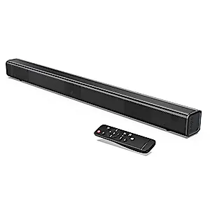 dyplay Sound Bar for TV with HDMI, 120Watt 30 Inch Soundar, Bluetooth 5.0 TV Soundbar Speaker, 4 EQ Modes, HDMI/Optical/AUX/TF/USB Connection, Built-in DSP, Remote Control and Wall Mountable
