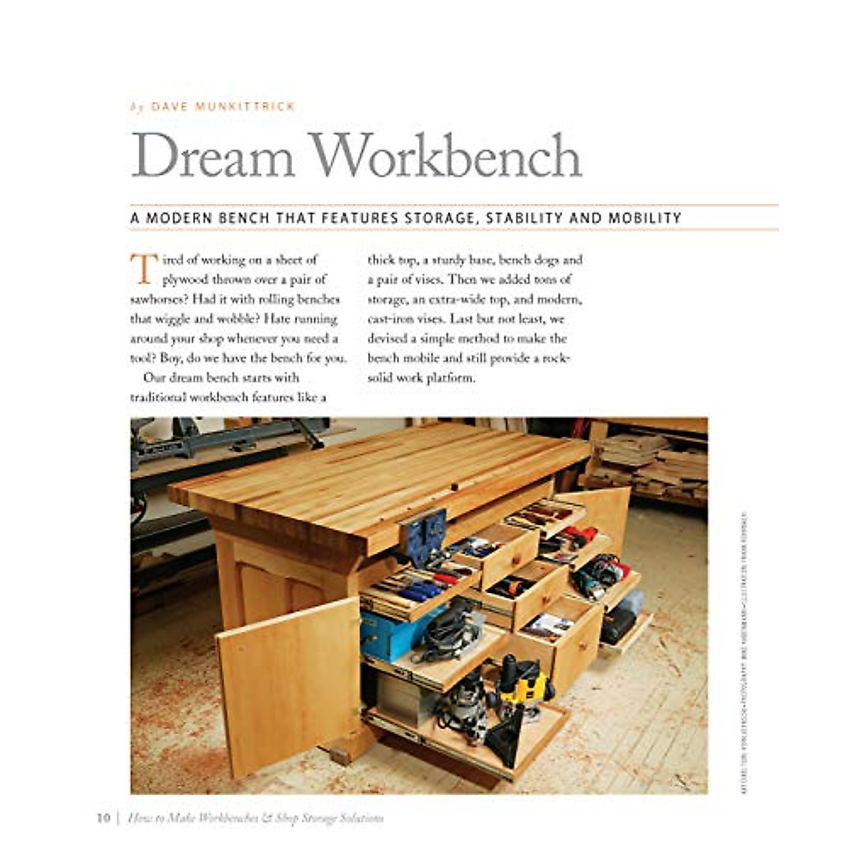 How to Make Workbenches & Shop Storage Solutions: 28 Projects to Make Your Workshop More Efficient from the Experts at American Woodworker (Fox Chapel Publishing) Torsion Boxes, Outfeed Tables, & More