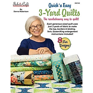 Fiber Café Quick and Easy 3-Yard Quilts Pattern, Brown