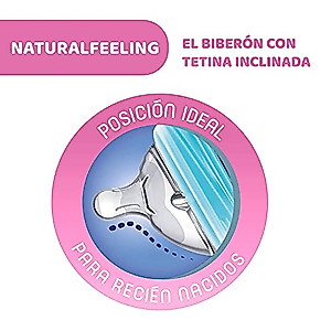 Natural Feeling Chicco Baby Bottle 150ml 0Mesi + Bimbo