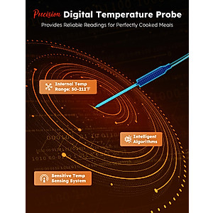 Nuwave X Chef Todd English Air Fryer Oven Combo, Plug-In Grill w/Sheath Heaters, Authentic Char Flavor, 2024 New Convection System, 2X More Even, 100 Presets, Smarter Probe, 50-550°F, Stainless Steel