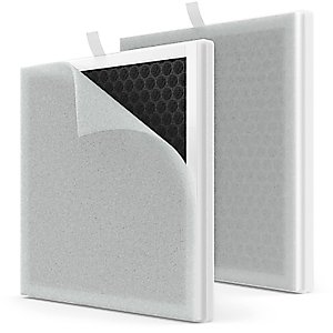 CFKREYA 2 Pack Replacement Filter Sets for Pure Enrichment PureZone Air Purifier PEAIRPLG,3-in-1 H13 True HEPA Filter Replacement Filter