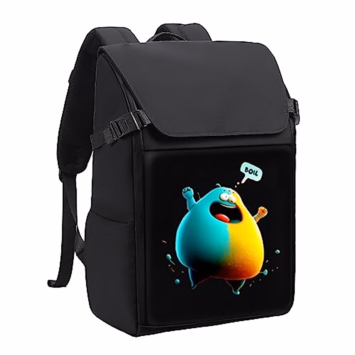 LEI JARVIS LED Programmable Screen Backpack With App Control, 17-Inch Laptop Backpack, Motorcycle Anime Pixel Backpack, Unique Birthday Gift Backpack