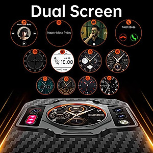 OUKITEL WP21 Rugged Smartphone Unlocked,17+256GB Android 12 Cell Phone,120Hz Helio G99 9800mAh Battery 66W Fast Charge,64MP Camera 20MP Night Vision,6.78" FHD+ Waterproof Mobile Phone 4G Dual Sim NFC