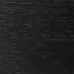 Mellow Naturalista Classic 12 Inch Solid Wood Platform Bed with Wooden Slats, Full, Black