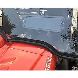 Sunway Solar Panel Car Battery Trickle Charger & Maintainer 5W 12V Solar Power Charger kit Portable Waterproof for Automotive RV Marine Boat Truck Motorcycle Trailer Tractor Powersports Snowmobiles