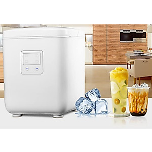 Ice Machines Commercial Automatic Electric Ice Maker Bullet Round Block Ice Cube Making Machine Small Bar Coffee Shop