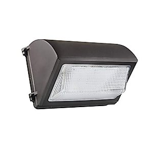 GREENLIGHTDEPOT 60W LED Wall Pack Light - Semi Cutoff - High Voltage - Glass - Forward Throw - DLC Listed