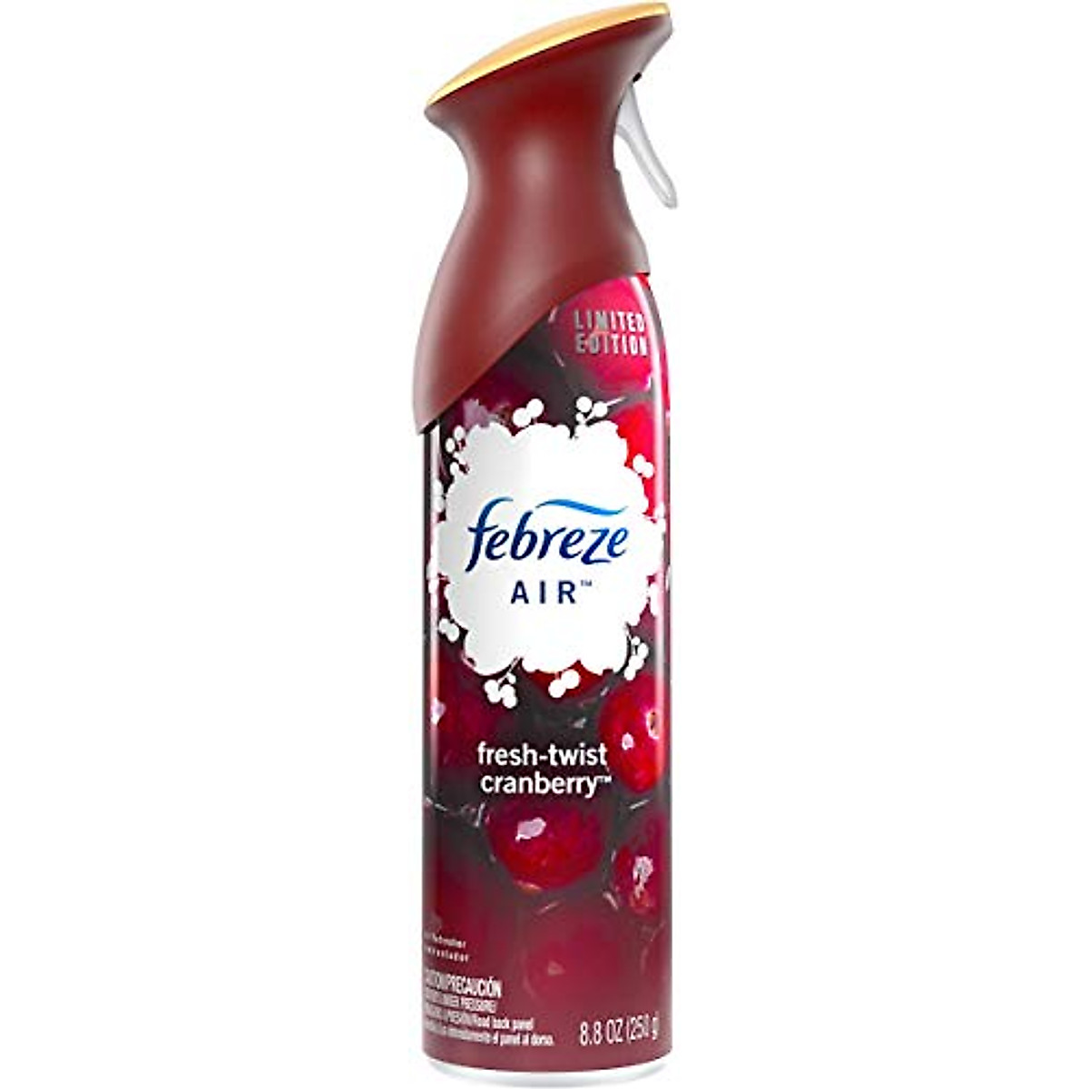 Febreze 037000988854 Air Freshener Spray-Limited Edition-Winter Collection 2017-Fresh-Twist Cranberry-Net Wt. 8.8 OZ (250 g) Per Bottle B, 8.8 Ounce (Pack of 3)