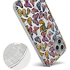 Casely iPhone 13 Pro Max Case | Free Spirit | Rainbow Butterfly Case Design Compatible Only with iPhone 13 Pro Max (Classic Collection)