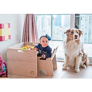 Montessori Table and Chair Set - Papaya Set