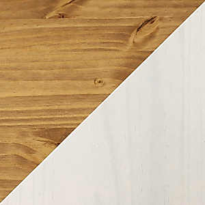 Sunnydaze 31.5-Inch H Kitchen Sideboard Cabinet with 2 Drawers and 2 Doors - Solid Pine Construction with White Finish