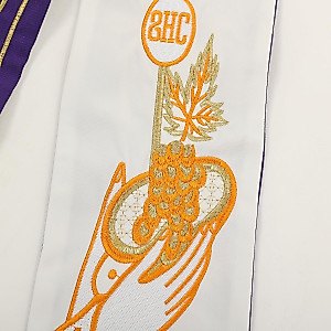 BLESSUME Priest Reversible Stole Pastor Mass Stole