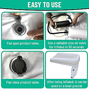 BABYBOO Convenient Inflatable Travel Bed for Toddlers | Fly Travel Kids Bed Fits Most Airplane Seats | Portable Airplane Car Bed for Toddler | Car Seat Toddler Travel