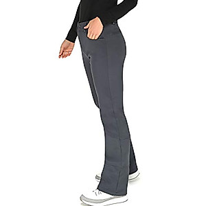 Arctix Women's Sarah Fleece-Lined Softshell Pants, Steel, Small Short