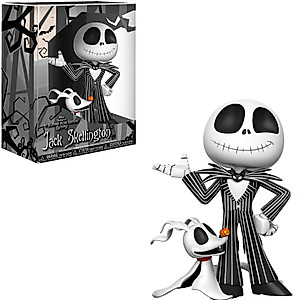 Funko 33551 Super Deluxe: Nightmare Before Christmas - Jack Skellington with Zero Collectible Figure, Standard, Multicolor