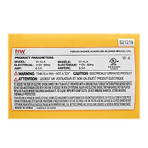 REH 0.75HP 750W Bounce House Blower Fan for Inflatable Bouncy Castles, Compact 6.5 Amp Air Blower Fan for Bouncy House for Kids