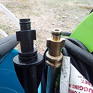 STYDDI Pressure Washer Gun Adapter with 1/4” Female Quick Connect Fitting Compatible with Portland, Ryobi, Greenworks, Husky Part Electric Power Washer