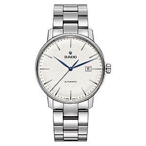 Rado Unisex Coupole Classic Stainless Steel Swiss Automatic Watch, White (R22876013)