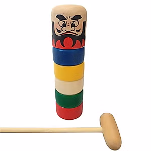 Daruma Otoshi Japanese Traditional Toy (7inch)