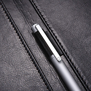 Padfolio Clipboard Folder Portfolio, Mymazn Faux Leather Storage Clipboard with Cover for Legal Pad Holder Letter Size A4 Writing Pad for Business School Office Conference Notepad Clip Boards (Black)