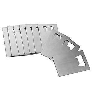 Uumitty 10 Pcs Stainless Steel Credit Card Bottle Opener, Wallet Size Beer Bottle Opener