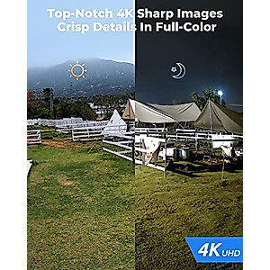 REOLINK 4K Security Camera Outdoor System, IP PoE Surveillance Camera with 5X Optical Zoom, 2.7mm Lens, 105 Degree FoV, Human/Vehicle/Pet Detection, Two Way Talk, Color Night Vision, RLC-811A Black