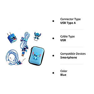 [2023 Upgrade Styles] DIY Protector Stitch Set,Data Cable USB Charger Data Line Earphone Wire Saver Protector Compatible for iPhone 7 8 Plus X iPad iPod iWatch Series (Stitch)