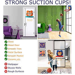 Toddler Basketball Hoop Indoor for Kids, SuyuanArt Portable Wall Mount Baby Basketball Hoop Goal Set,Boys Girls Toys for Ages 2-4 3-5, Christmas Birthday Gift for Toddler Age 18 Moths and Up