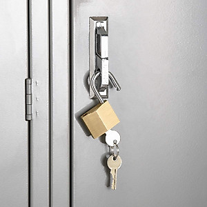 Amazon Basics 1-9/16-inch Keyed Padlock, Brass, 2-Pack